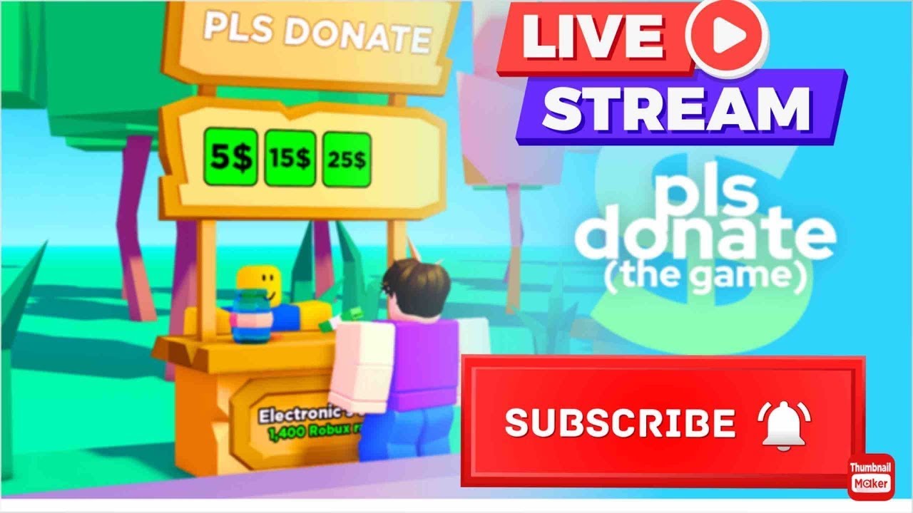 🔴 PLS DONATE LIVE 🔴 DONATING VIEWERS + RAISING ROBUX! #roblox # ...