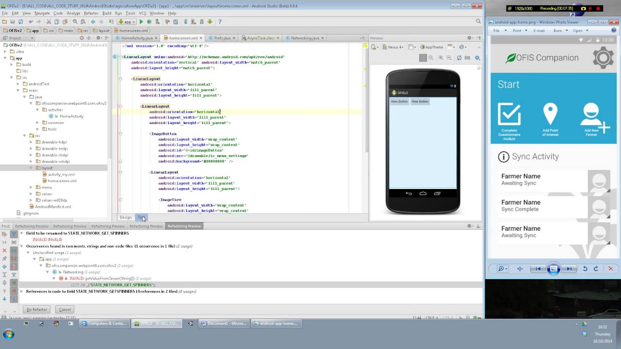 Tutorial How To Design Android Ui Guis In Android Studio - Youtube