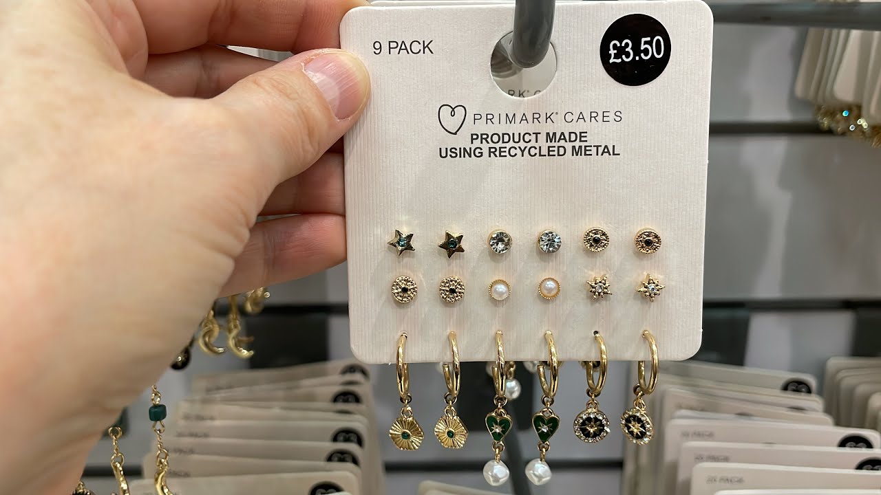 PRIMARK JEWELLERY NEW COLLECTION , November, 2022 - YouTube