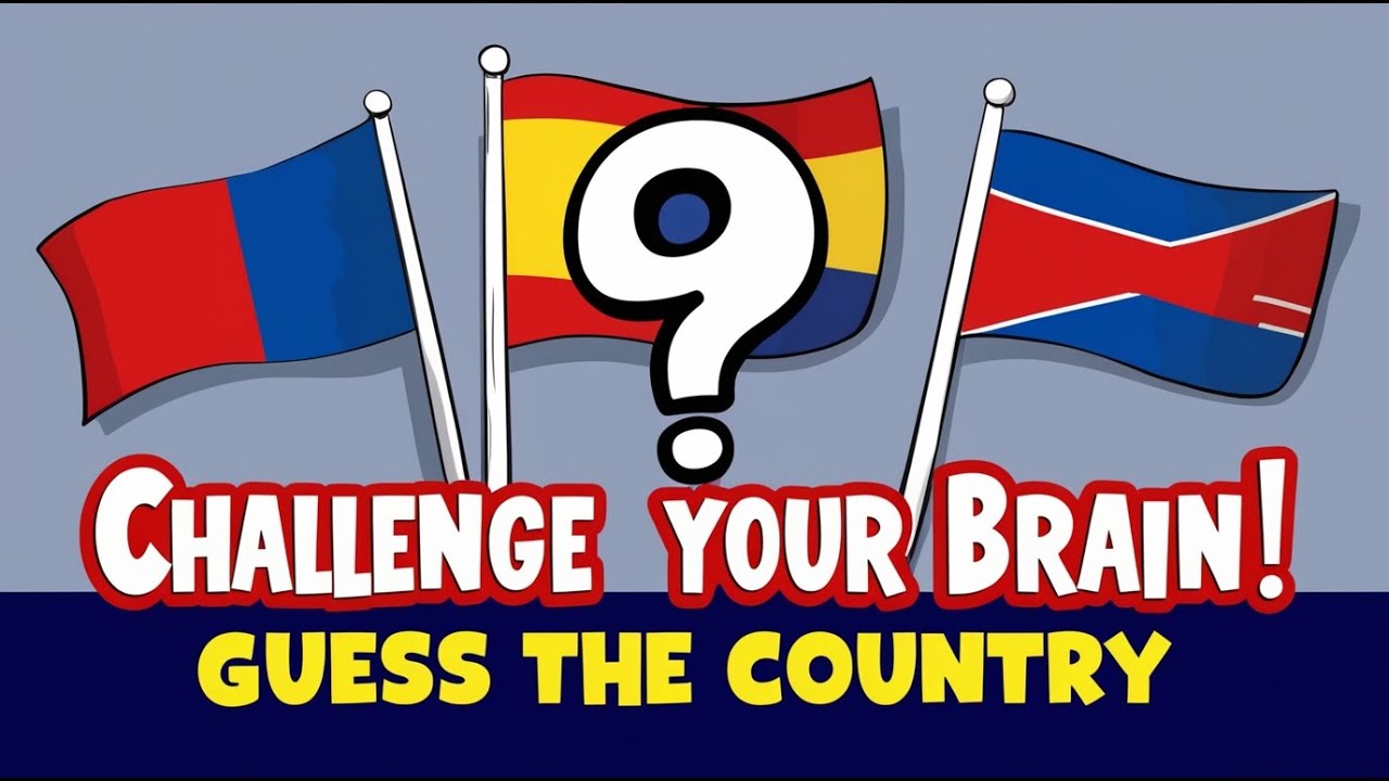 Challenge Your Brain | Guess the Country by Its Flag! - YouTube
