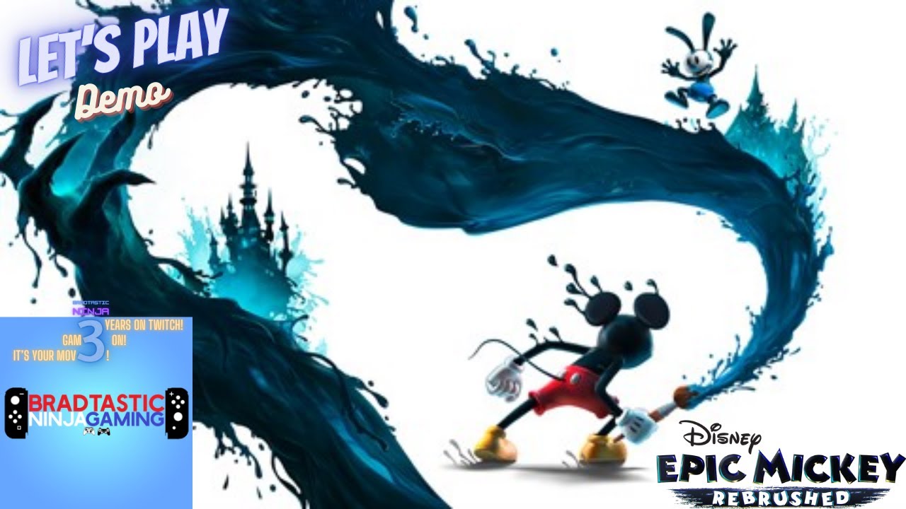 (PS5) Epic Mickey Rebrushed - Let's Play (Demo) - YouTube