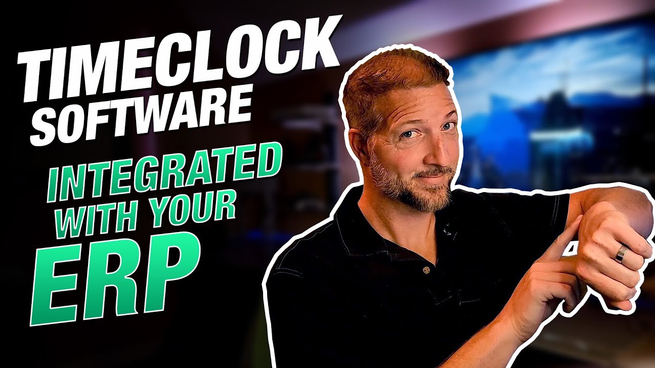 Time tracking software integrated with your ERP - YouTube