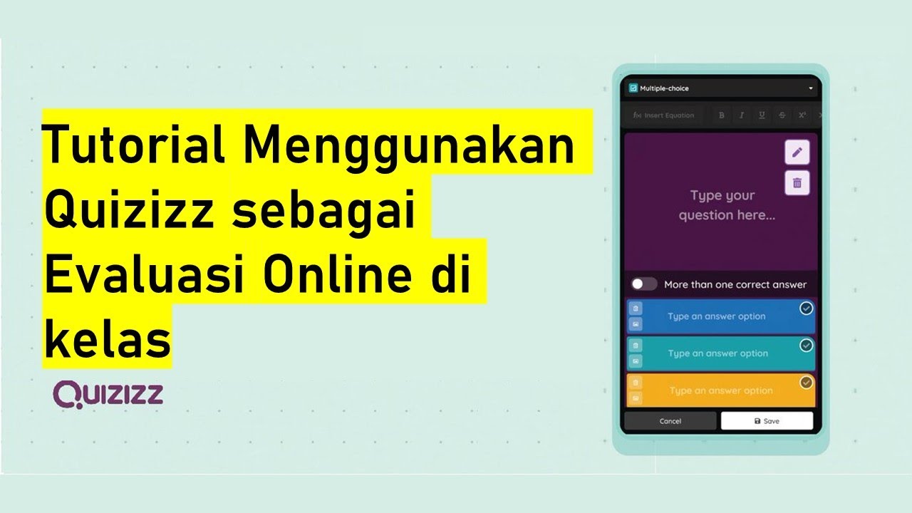 Menggunakan Quizizz sebagai Media Evaluasi Pembelajaran - YouTube