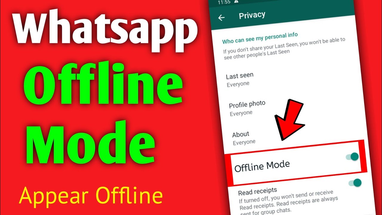 How To Appear Offline On Whatsapp | Whatsapp Offline Mode🔥 - YouTube