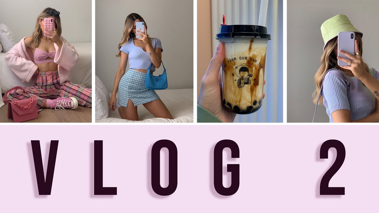 VLOG 2 - Return to vlogging! Everyday life & shooting cute outfits ...