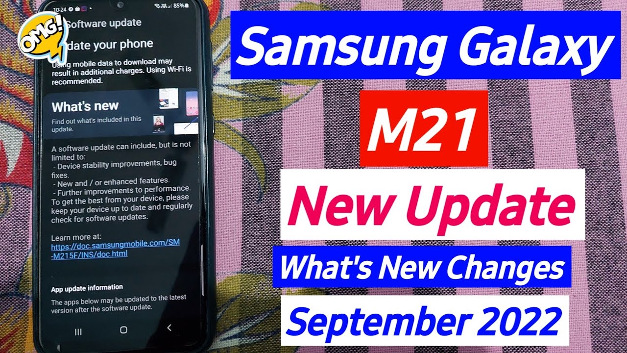 Samsung Galaxy M21 New Update September 2022 | Samsung M21 New Software ...