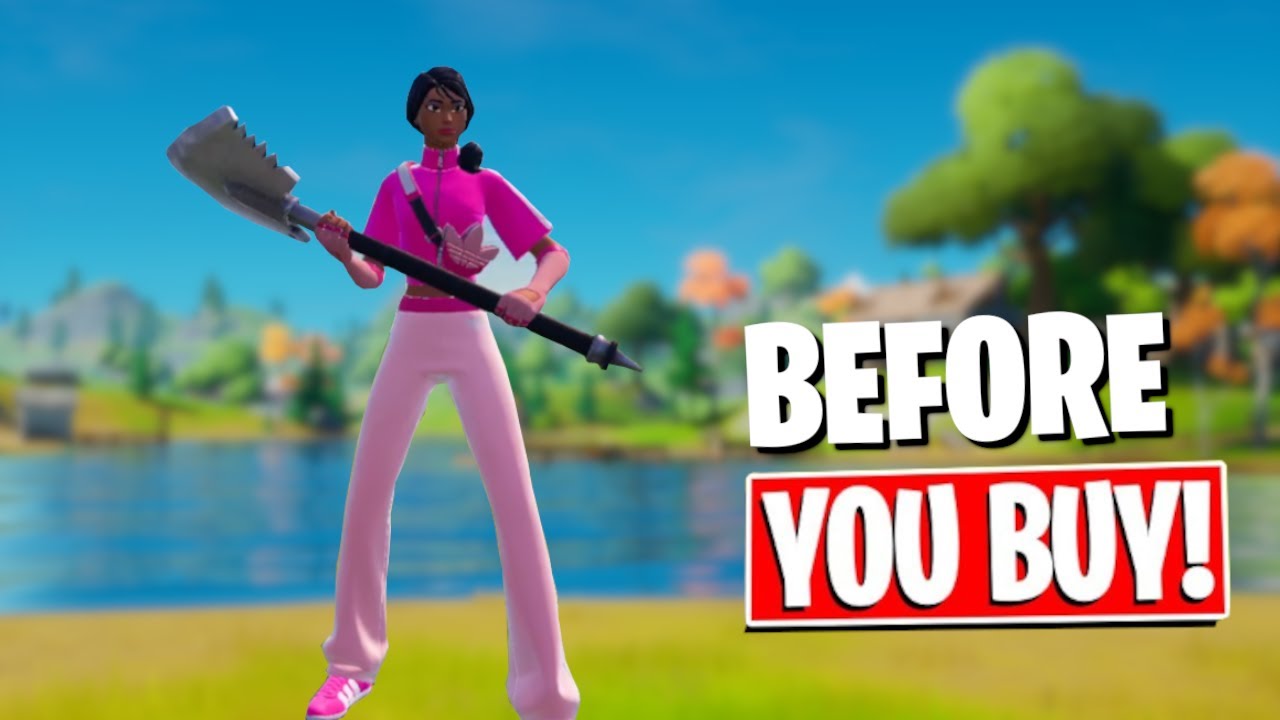 Adidas x Fortnite: The Striped Slinger Skin Review - YouTube