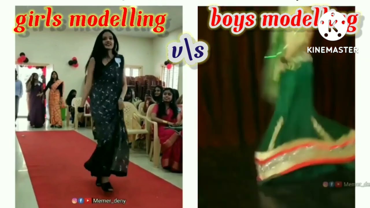 girl's modelling v\s boy's modelling (funny vedio 😂😅) #boysmemes # ...