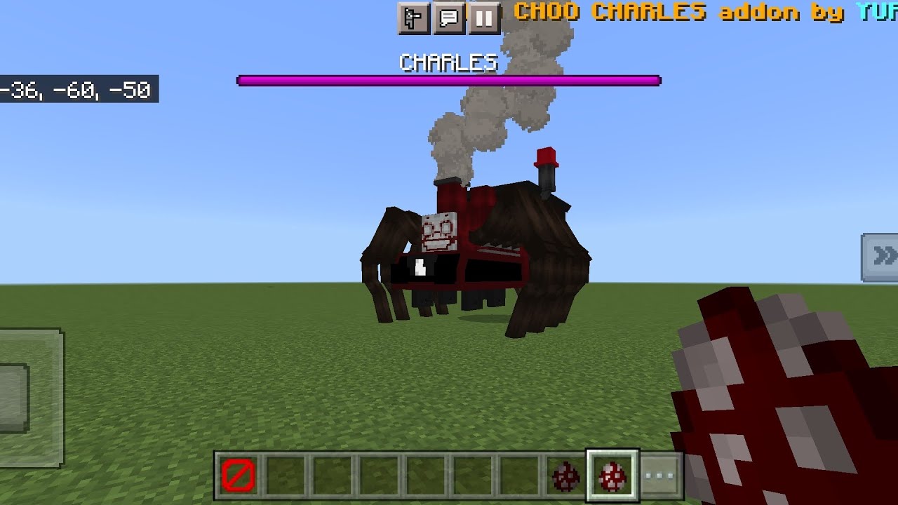 Choo Choo Charles and Hell Charles Mod in Minecraft PE - YouTube