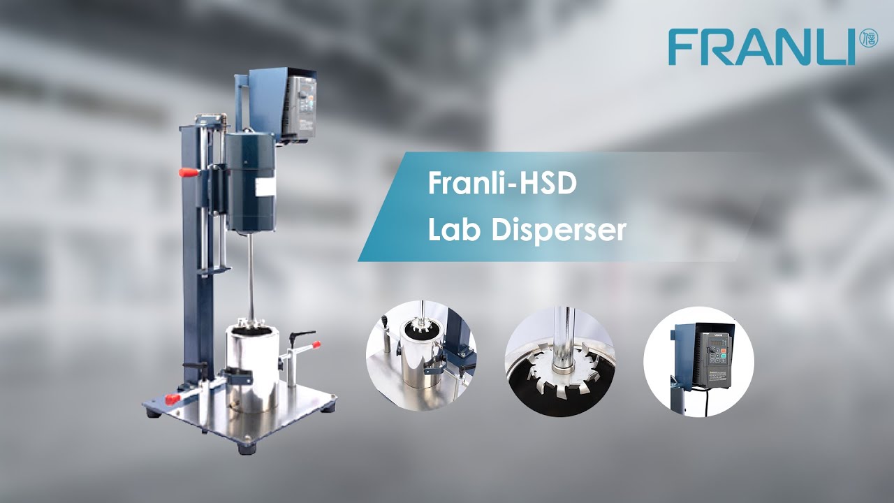 How to operate the lab high speed disperser? - YouTube