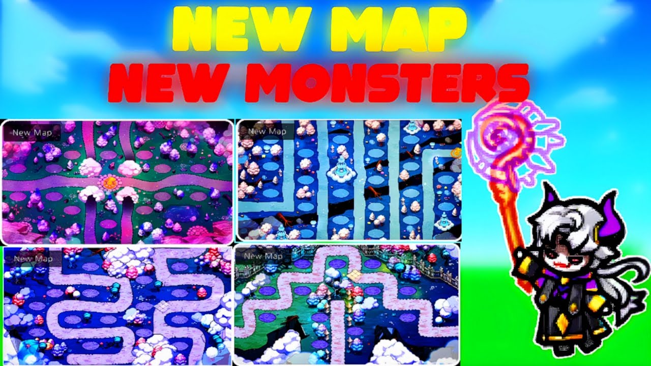 New MAPS and MONSTERS update in GOLD TOWER DEFENCE - YouTube