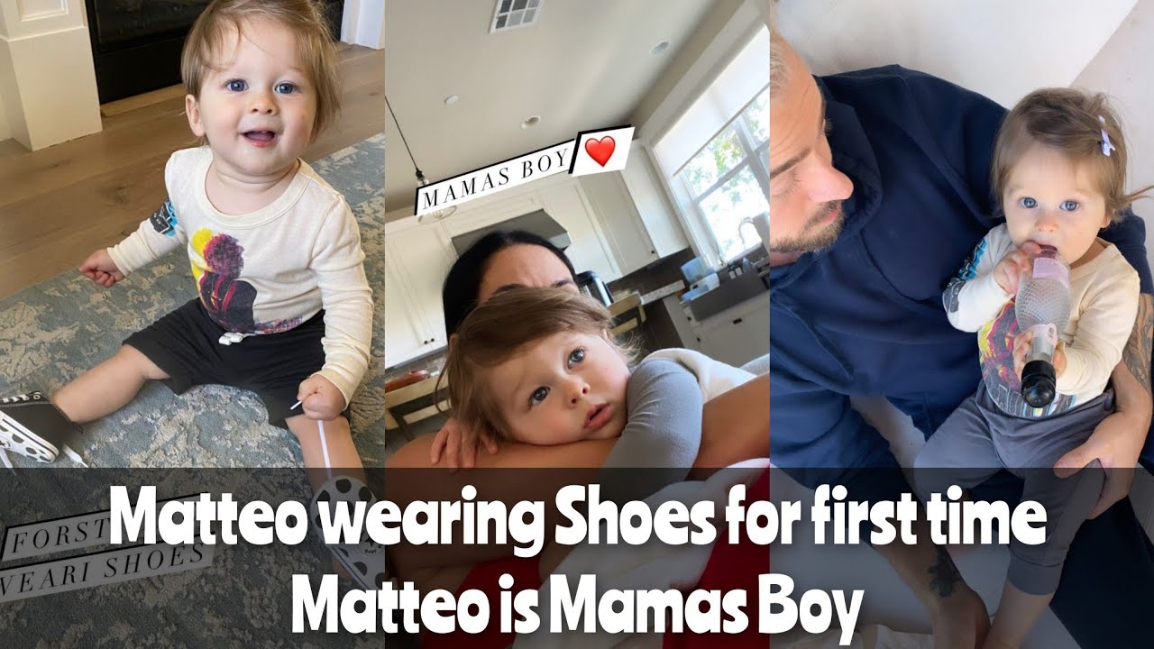 Matteo wearing Shoes for the first time | Matteo is Mamas Boy | Saloni ...