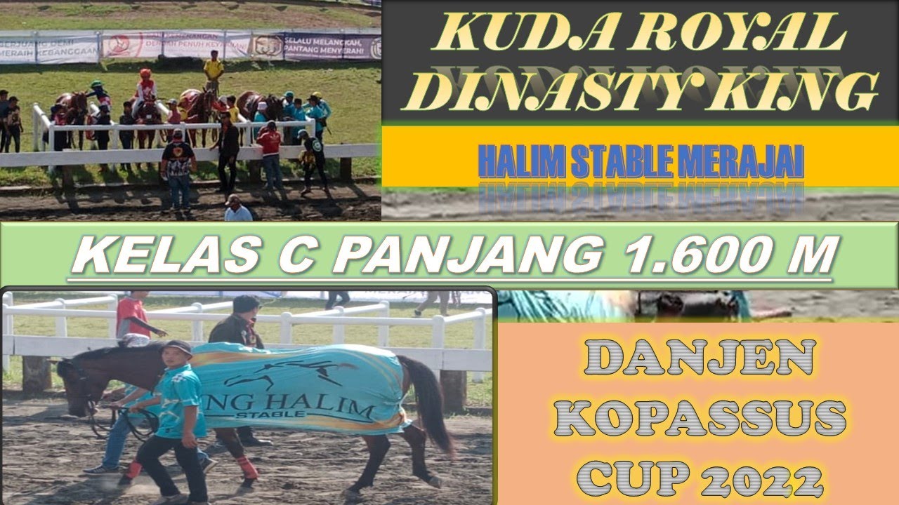 KUDA ROYAL DINASTY KING HALIM STABLE MERAJAI KELAS C PANJANG 1.600 M ...
