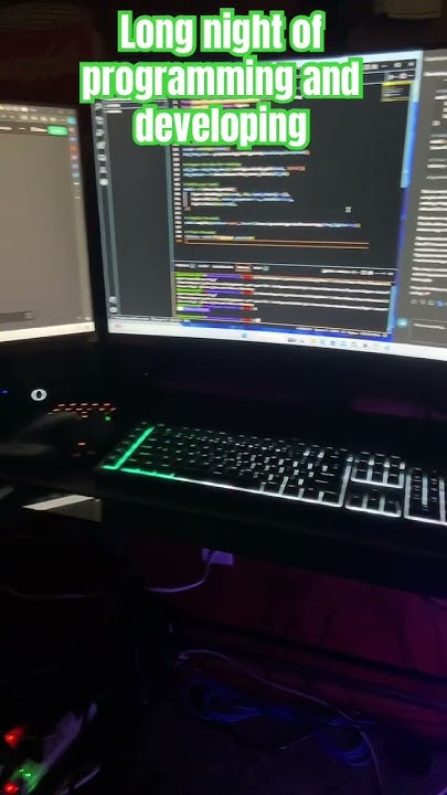 Late Night Coding Session! 💻 #ProgrammingLife #AIDevelopment #TechHustle - YouTube