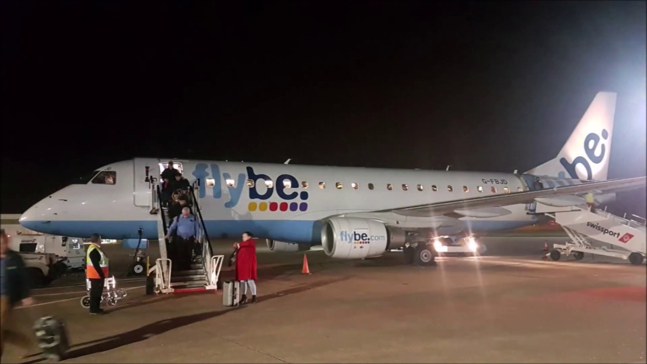 Trip Report: Flybe Embraer E175 Dublin to Cardiff Wales - YouTube