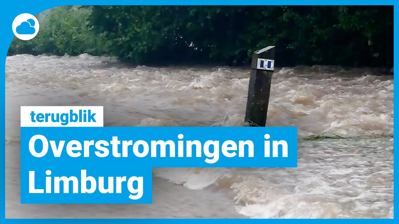 1 jaar geleden: heftige overstromingen in Limburg! - YouTube