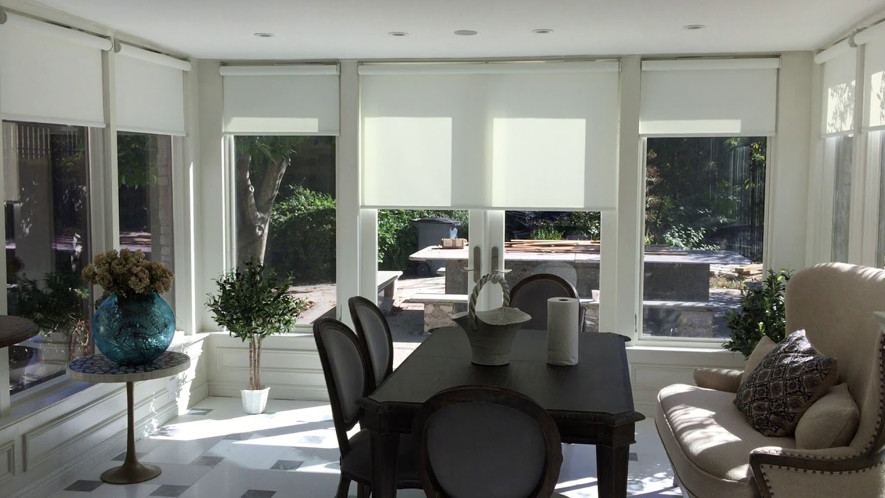 Powerview Designer Screen Shades - YouTube