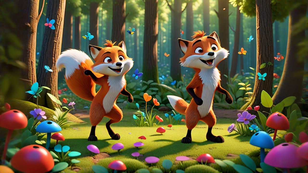 Three Red Foxes Dance Through C| Fun Alphabet Song for Kids | Nursery ...