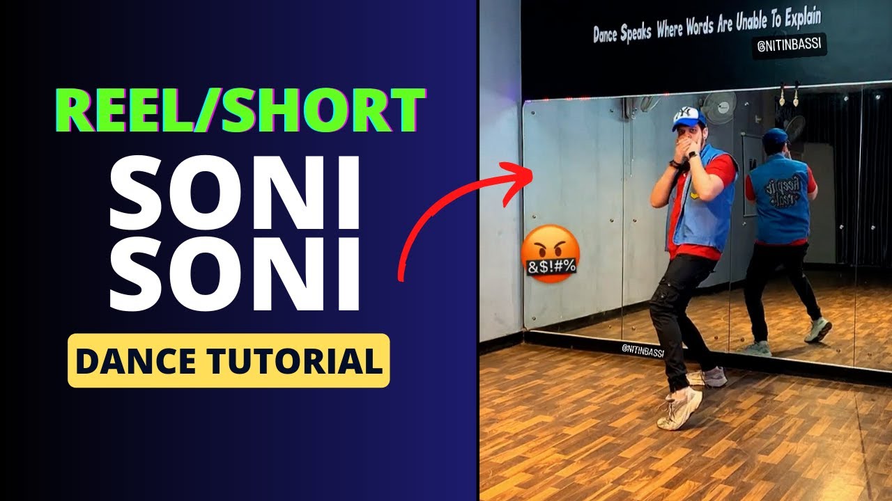 Soni Soni (reel/shorts dance tutorial) sharhrukh khan | aishwarya # ...