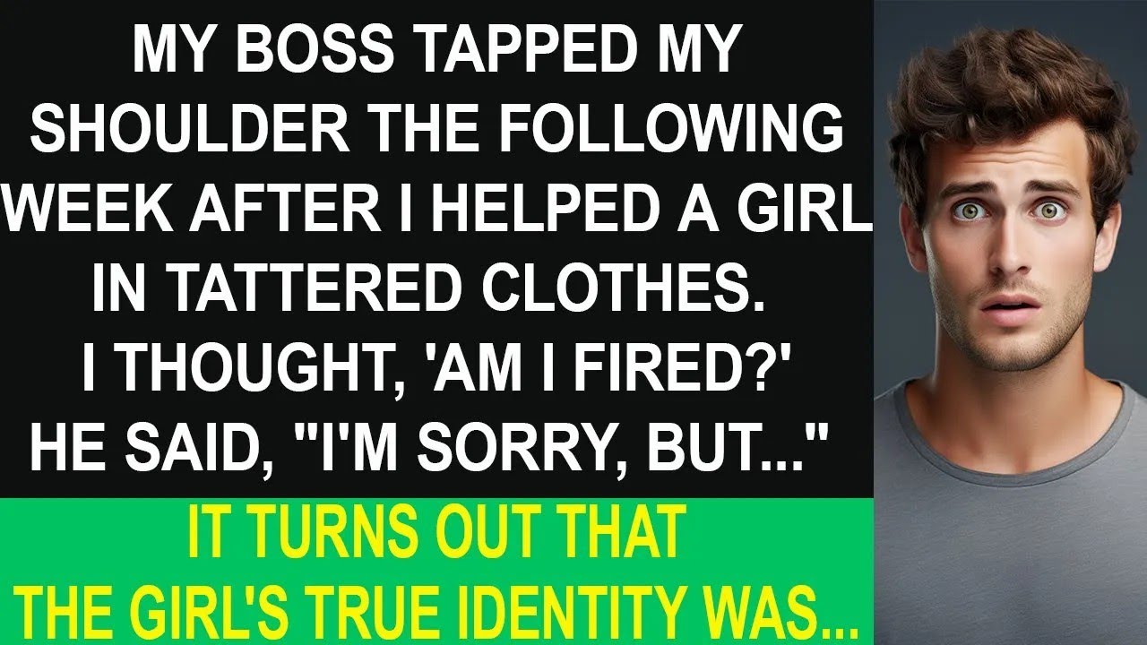 My boss tapped my shoulder and I feared, 'Am I fired! ' He said, 'I'm ...