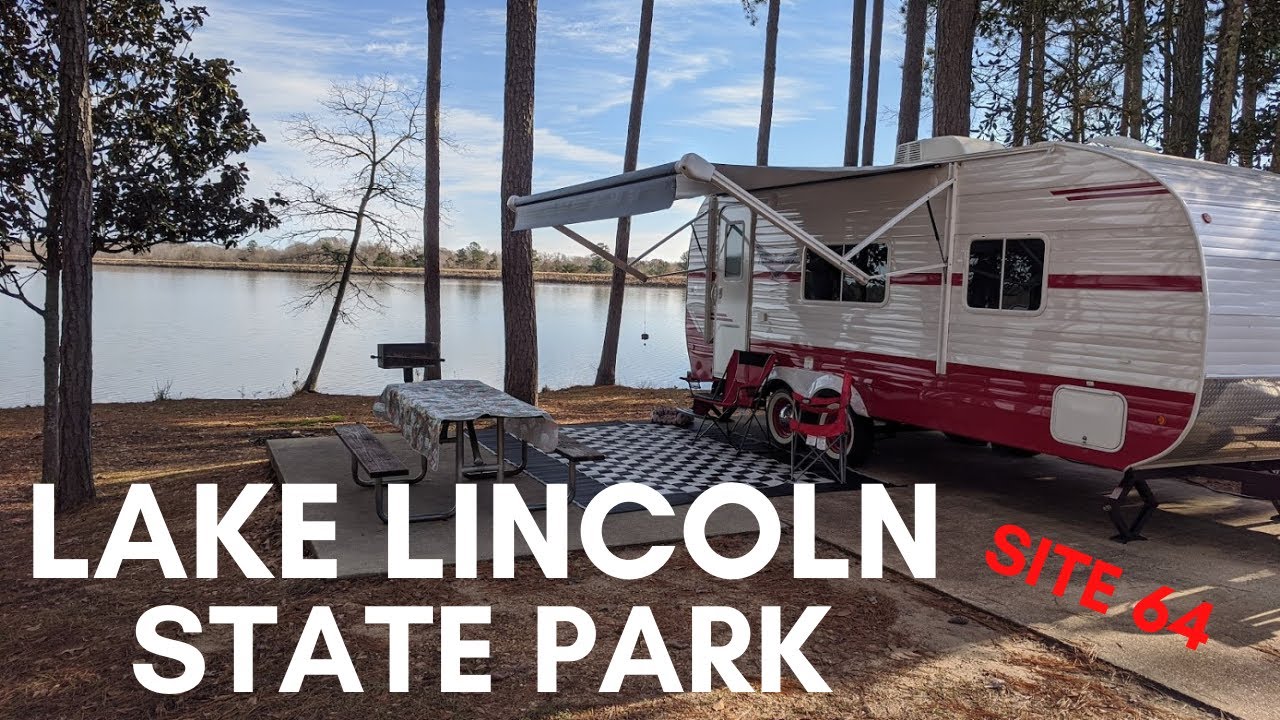 RV Camping at Lake Lincoln State Park Campground Mississippi (site 64/ ...