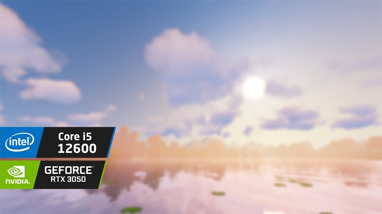 i5 12600 & RTX 3050 | Minecraft Lunar 1.20.1 OptiFine | Ultra shaders ...