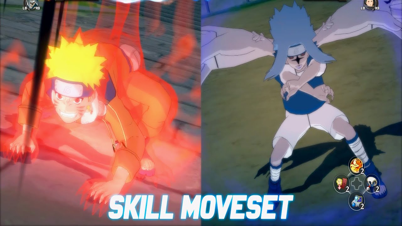 NARUTO Dan SASUKE Skills Moveset Showcase Naruto Shippuden Ultimate ...