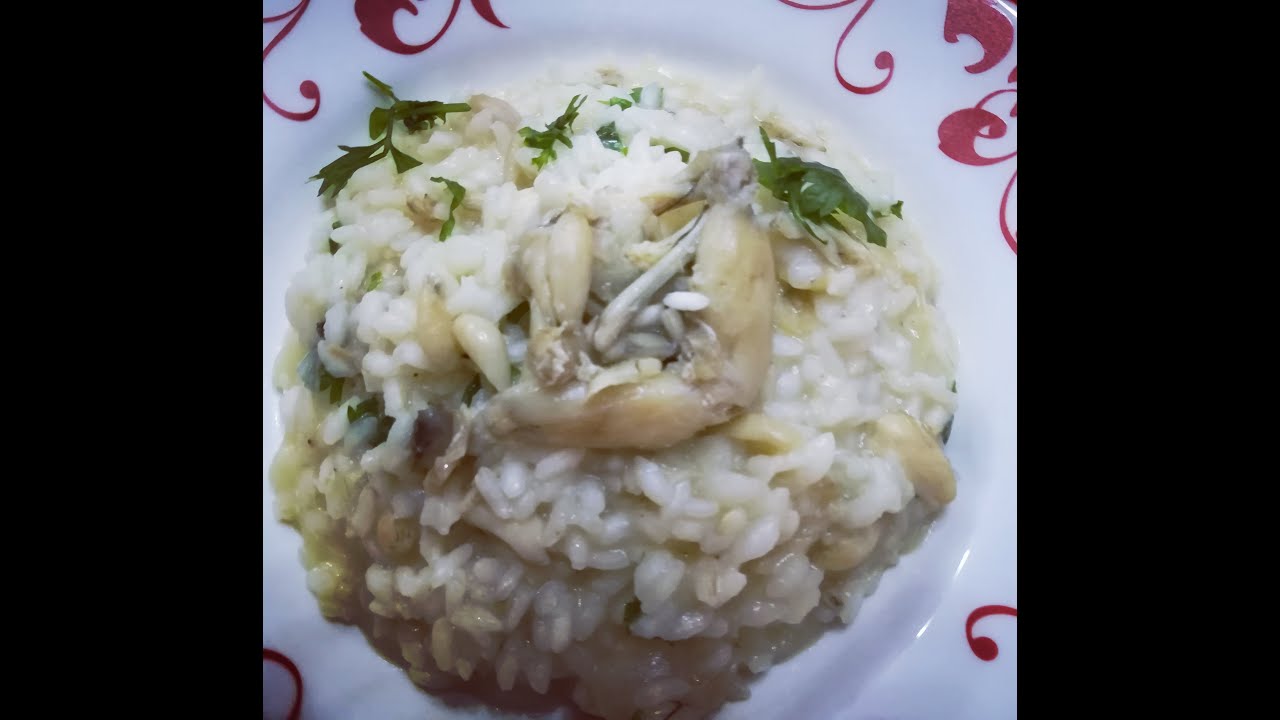 Risotto con la polpa di rane. Ricetta antica. Vino consigliato un ...