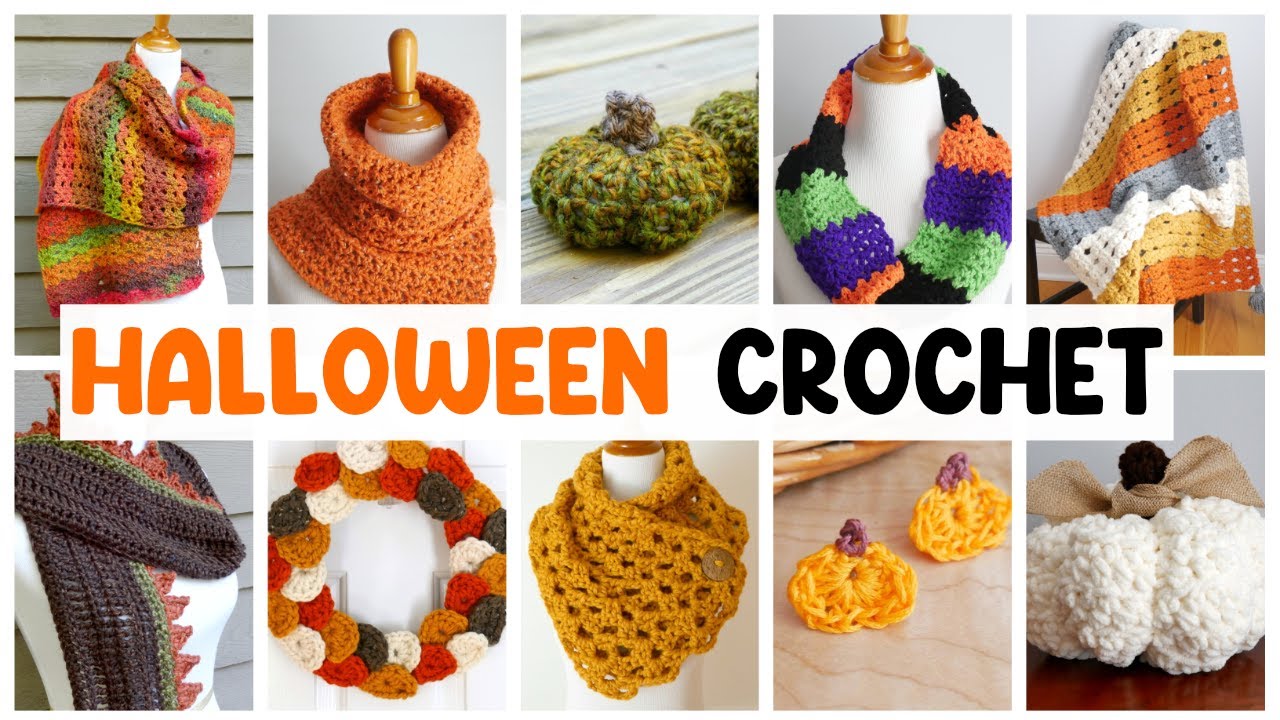 10 HALLOWEEN Crochet Patterns (So spooky and fun!) - YouTube