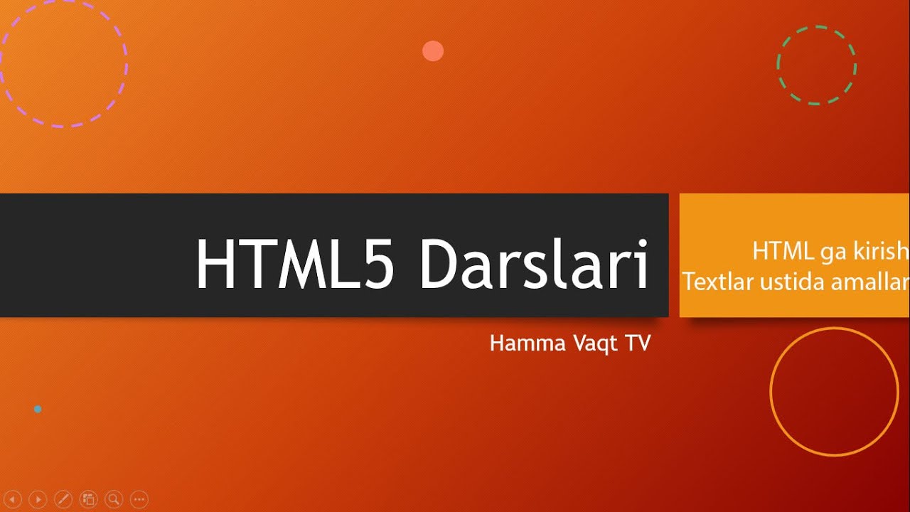 HTML darslari kirish. Textlar ustida amallar//1-dars// - YouTube