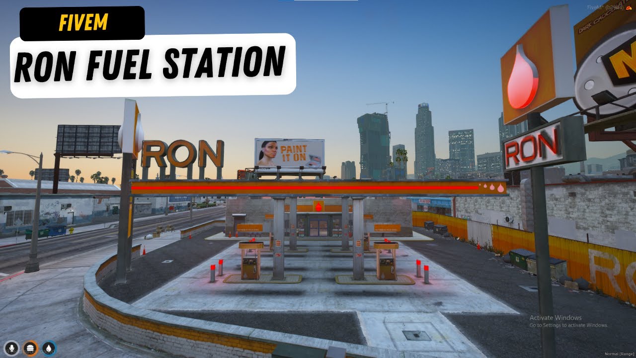 Ron fuel station fivem | Fivem Mods | Interior & map for Roleplay ...