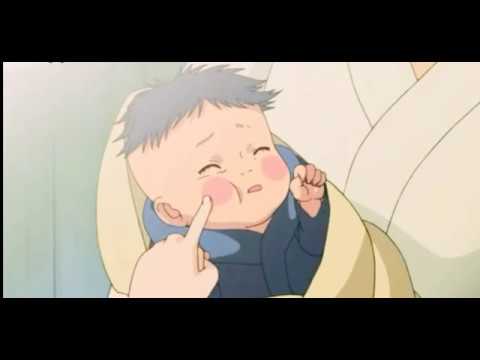 Cute baby Sasuke with his parents