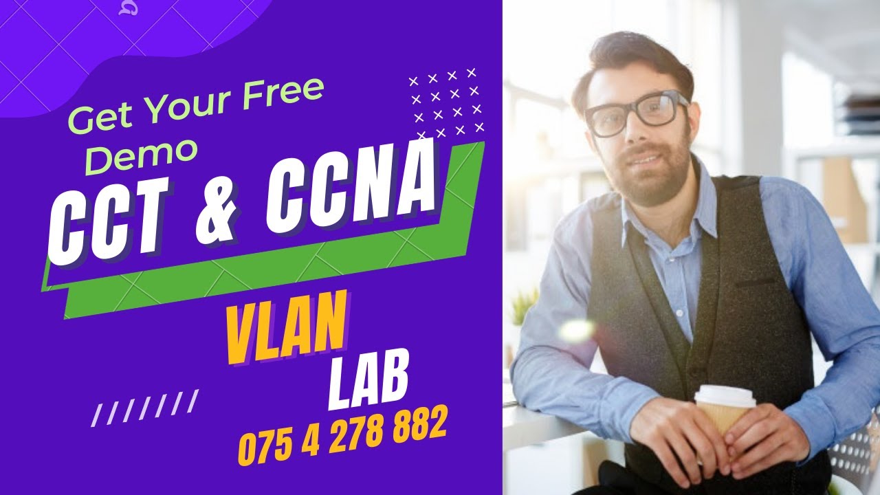 CCT and CCNA Vlan Lab configuration - YouTube