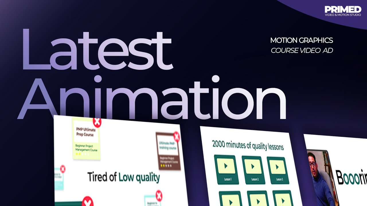 Motion Graphics Explainer Video | Project Management Course. - YouTube