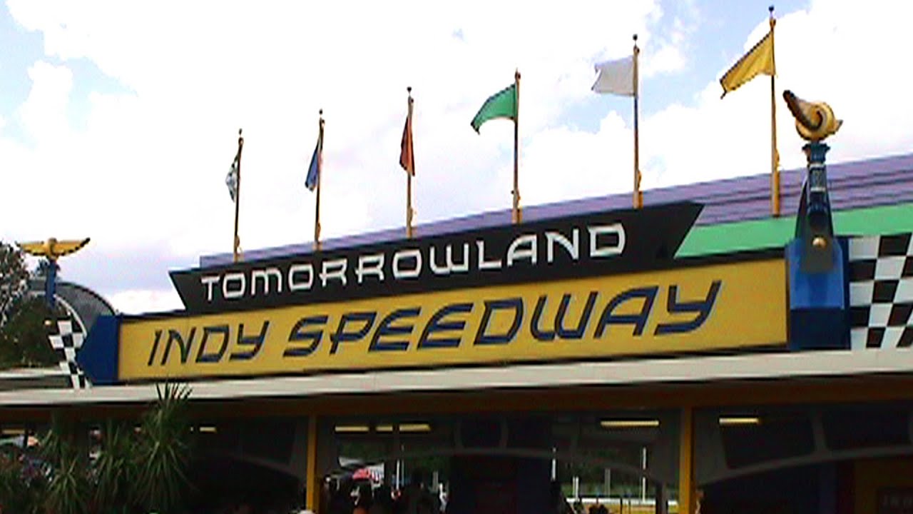 Tomorrowland Indy Speedway Full POV Ride Experience 2006, Detailed Indy ...
