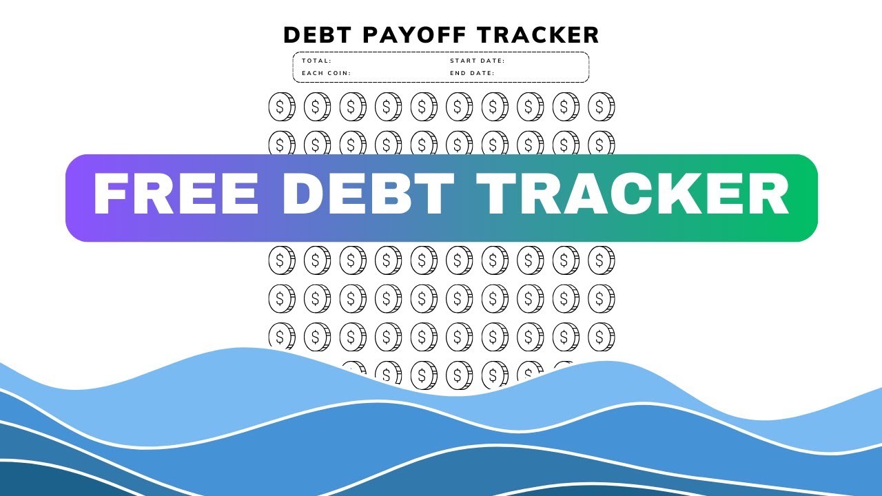 How to Use This FREE Debt Coloring Tracker :) - YouTube