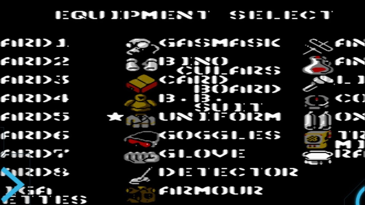 Metal Gear - NES - Cheat Codes #emulator #cheatcodes - YouTube