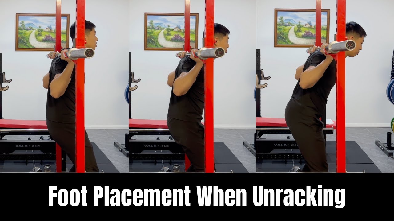 Squat: Creating a Stacked Starting Position From Your Unrack - YouTube