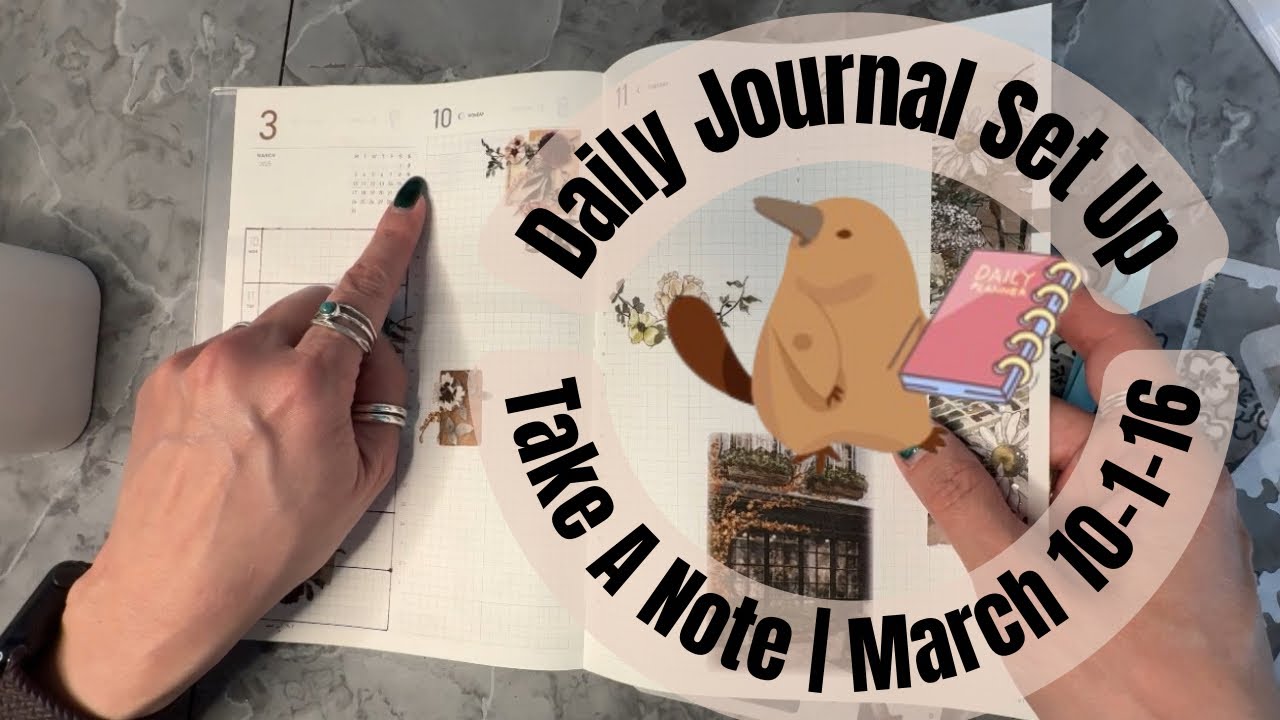 Daily Journal Set Up | Take A Note | Sterling Ink Stickers | When A ...