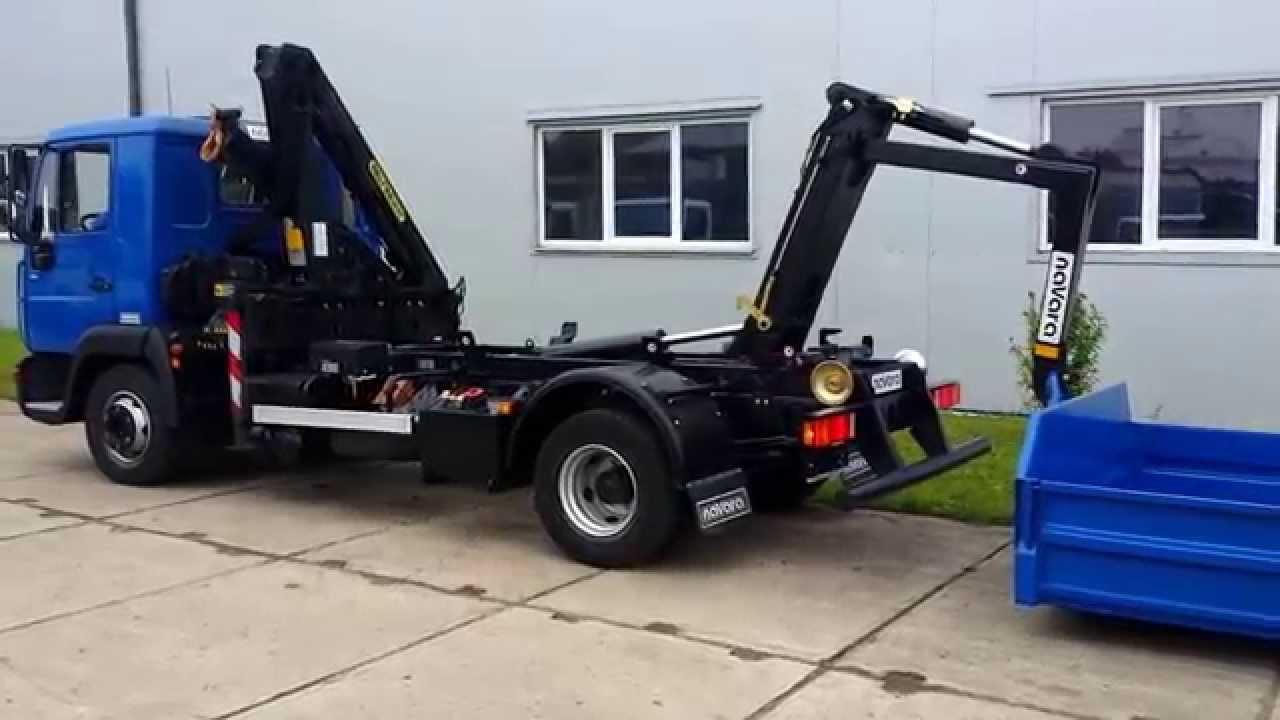 MAN LE 12 220 LE NEU ABROLKIPPER NK60 6T MIT PALFINGER PK 6500 YouTube MAN LE 12 220 LE NEU ABROLKIPPER NK60 6T MIT PALFINGER PK 6500 YouTube