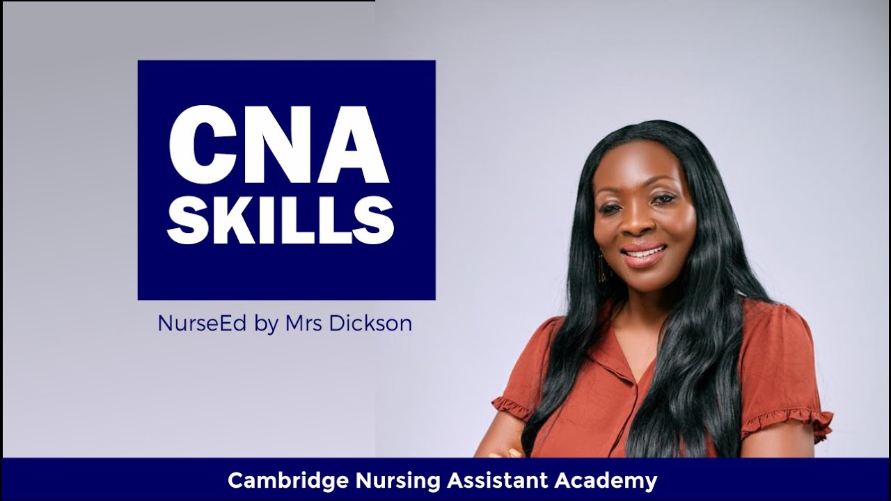 CNA SKILLS TWO(Applies One Knee-High Elastic Stockings) - YouTube