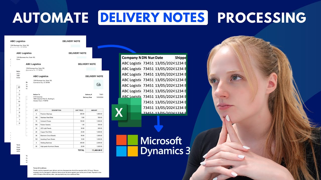 Tutorial: How to process delivery notes in Microsoft Dynamics - YouTube