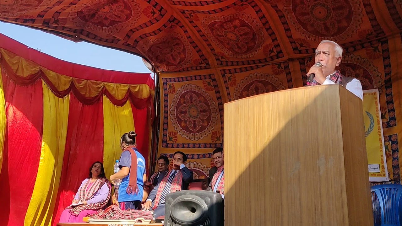 Chief Guest Prof Kedar Bhakta Mathema's Speech - YouTube