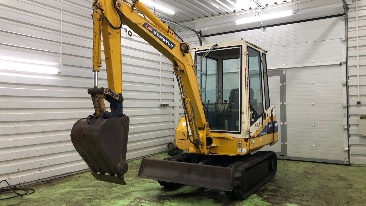Продажа мини экскаватора Komatsu pc15-2 Переславль Залесский - YouTube