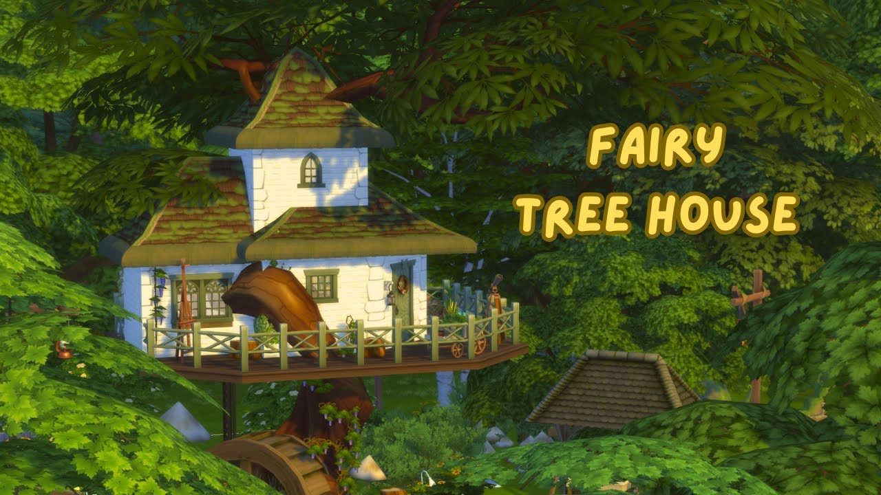 Fairy Tree House | The Sims 4 Speed Build - YouTube