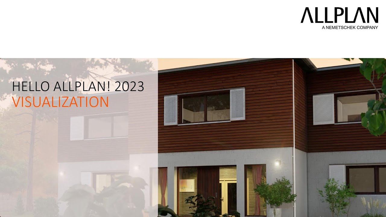 Hello Allplan! 2023 - Visualization - YouTube