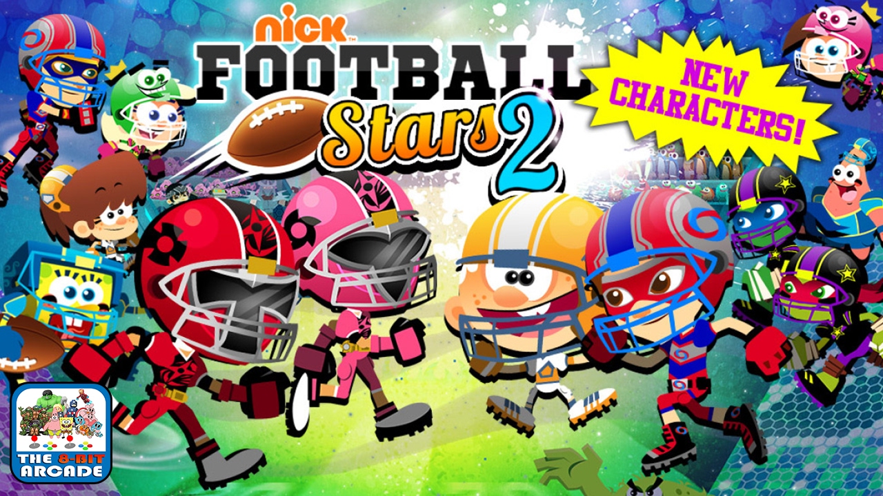 Nick Football Stars 2 - Kid Dangers Uses Doughnuts For Shoulder Pads ...