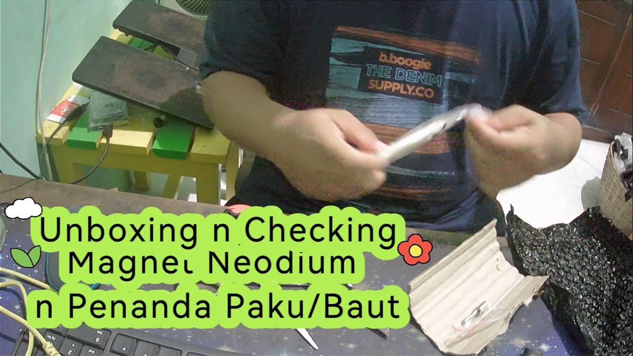 Unboxing dan Checking Magnet Neodium Kecil dan Punch Point Penanda ...