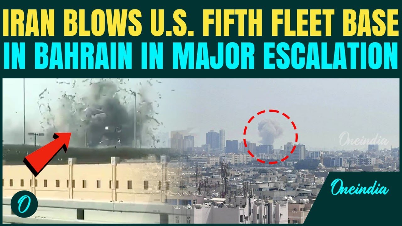 Iran BOMBS US Naval Base in Bahrain | Ballistic Missiles POUND Bahrain ...