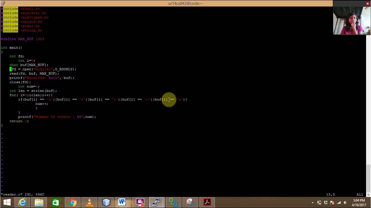 EXP 9 IPC using pipes ( Unix Lab ) - YouTube